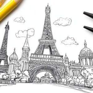 Europe Coloring Pages : Color Your Way Through Europe | CrayonAZ.Com