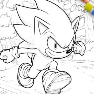 Sonic Coloring Pages : Fun & Creative Activities for Kids | CrayonAZ.Com